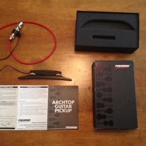 Fishman Piezo bridge pickup for archtop guitar | Reverb
