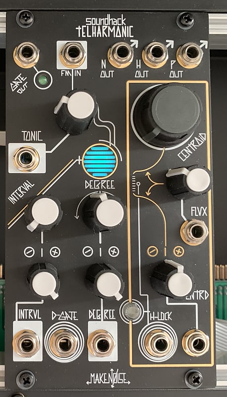 Make Noise Black & Gold RARE tELHARMONIC 3-Voice Additive | Reverb