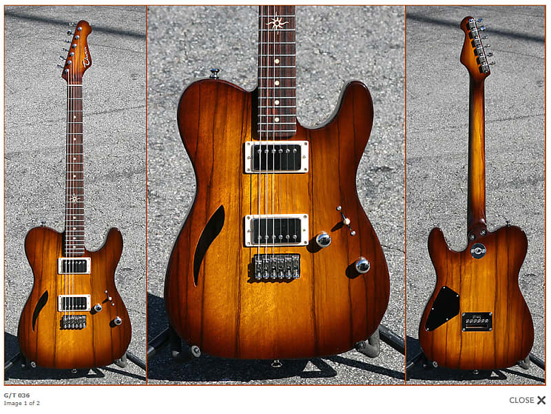 Thorn SoCal G/T Guitar 2010 - Caramel Burst | Reverb