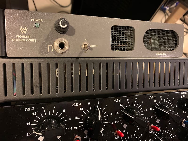 Wohler HRS-1S - Half-Rack Analog 2-Channel Audio Monitor | Reverb