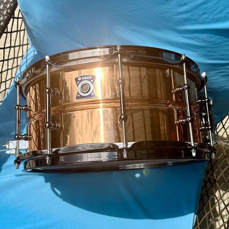 Yamaha 6.5 x 14 Copper snare made in Japan 1990s | Reverb