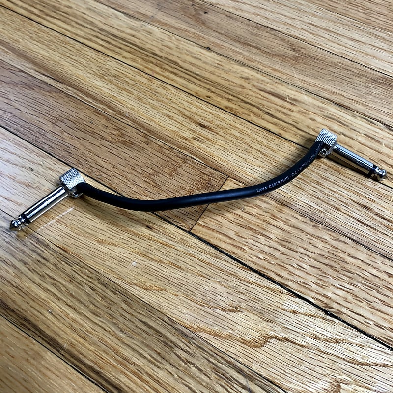 Lava Cable Mini ELC 5.5” RA 1/4” - RA 1/4” Patch Cable | Reverb