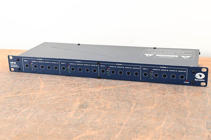 Symetrix 581E Distribution Amplifier (4x4) CG01FE8 | Reverb Australia