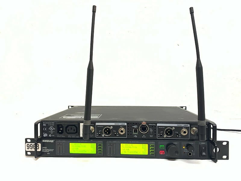 Shure UR4D Dual Wireless Receiver Q5 740-814 MHZ Wireless | Reverb