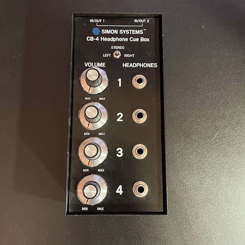 Simon Systems CB-4 4-channel Headphone Cue Box | Reverb