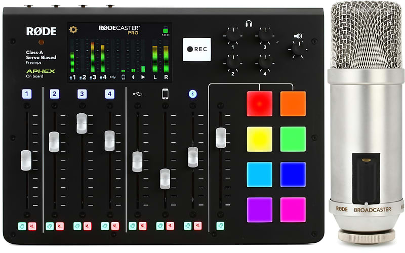 Rode RODECaster Pro Podcast Production Studio Bundle with | Reverb