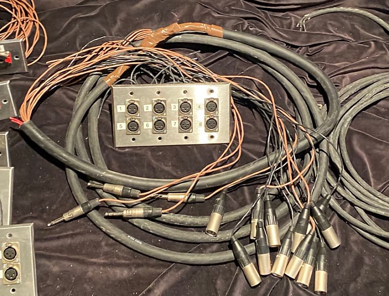 Redco Audio Snake Cable tgs-12 w/ wall plate | Reverb