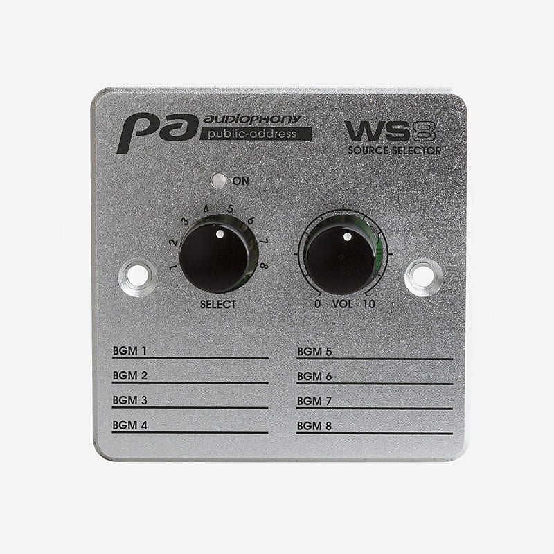 Audiophony Ws8 | Reverb