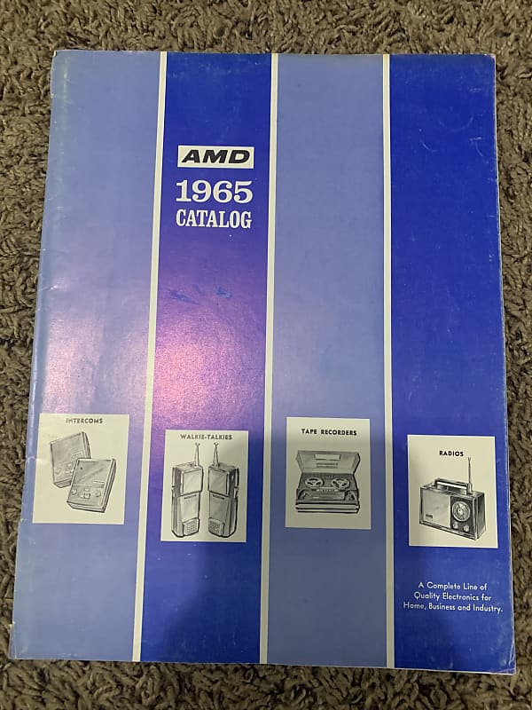 AMD Vintage AMD 1965 Electronics Catalog | Reverb