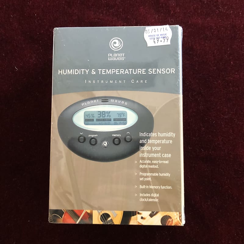 Planet Waves Humidity and Temp Sensor Instrument Care | Reverb