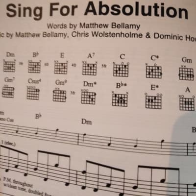 Muse Absolution Notation & Tab Book By Hal Leonard | Reverb