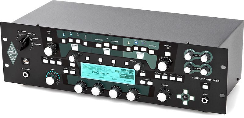 Kemper Amps Profiling Amplifier Rack Rackmount Guitar | Reverb