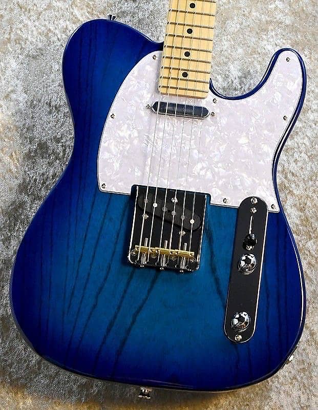 FGN Telecaster NTL10MAH ash maple Tele 2020 See through blue | Reverb