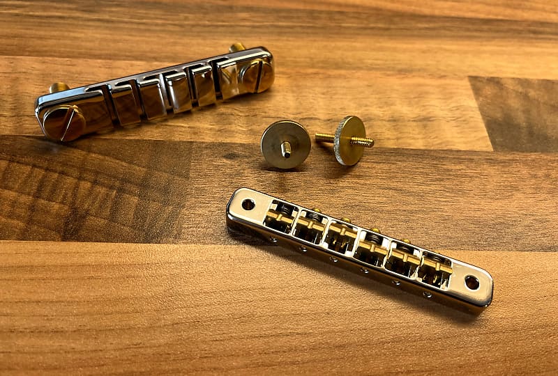 PRS Two-Piece Bridge - Bridge w/Brass Saddles + Tailpiece | Reverb