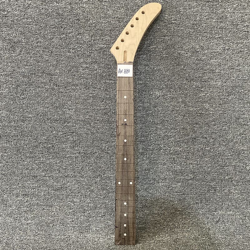 Maple Wood Banana Headstock Guitar Neck and Rosewood | Reverb