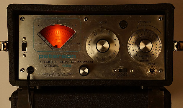 Peterson Model 420 Strobe Tuner, Factory Serviced, Perfect | Reverb