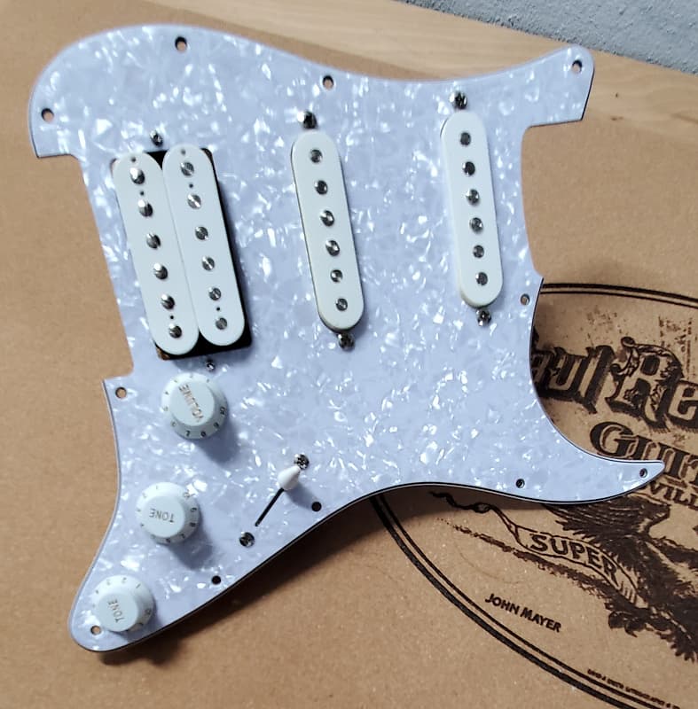 11-Hole Fender Stratocaster HSS Pickguard Set | Reverb