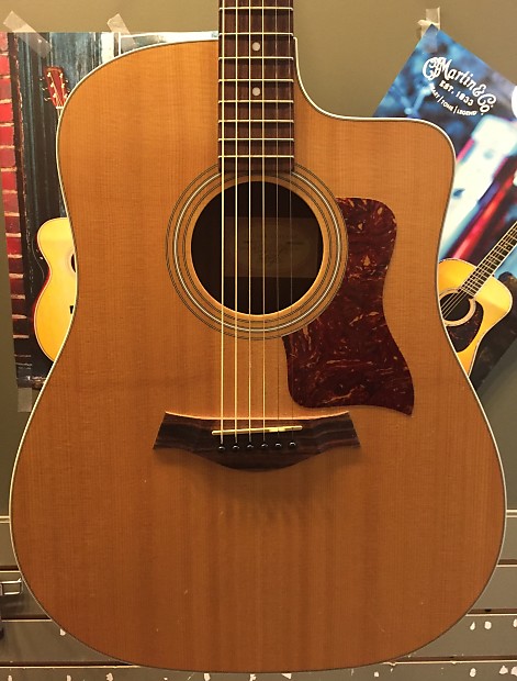 2008 Taylor 210ce Dreadnought Cutaway Acoustic-Electric | Reverb