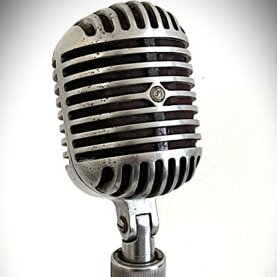 Vintage 1960's SHURE 55AS Microphone, working great w/stand & | Reverb