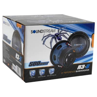 Soundstream R3.8 500W 8" Reference R3 Series Dual 2 Ohm | Reverb