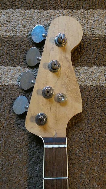 Musikraft Fender Jazz Bass Neck Bound Roasted Maple Hipshot | Reverb