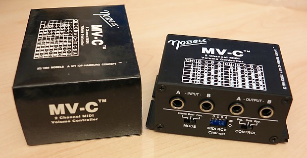Nobels MV-C - 2 Channel MIDI Volume Controller, A/B, A/B/Y | Reverb