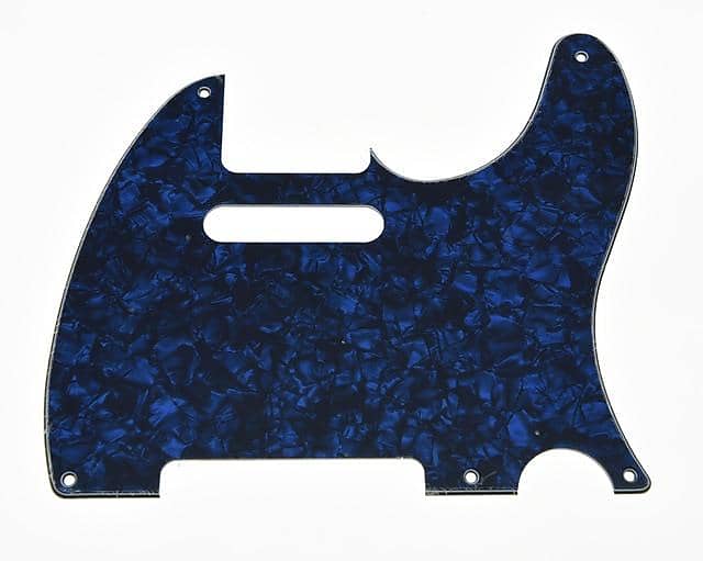 Telecaster Pickguard - Blue Pearl | Reverb