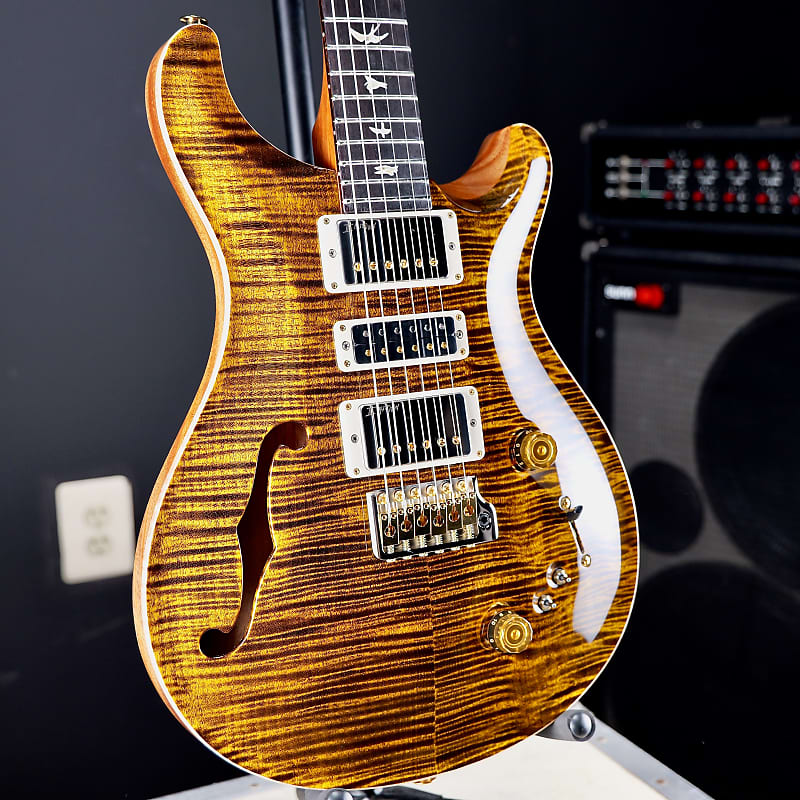 PRS Special Semi-Hollow 10 Top Yellow Tiger | Reverb