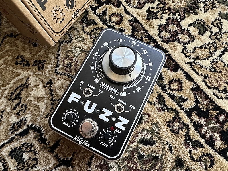 King Tone Guitar Mini Fuzz - V2 with Ge, Si, and External Dip | Reverb