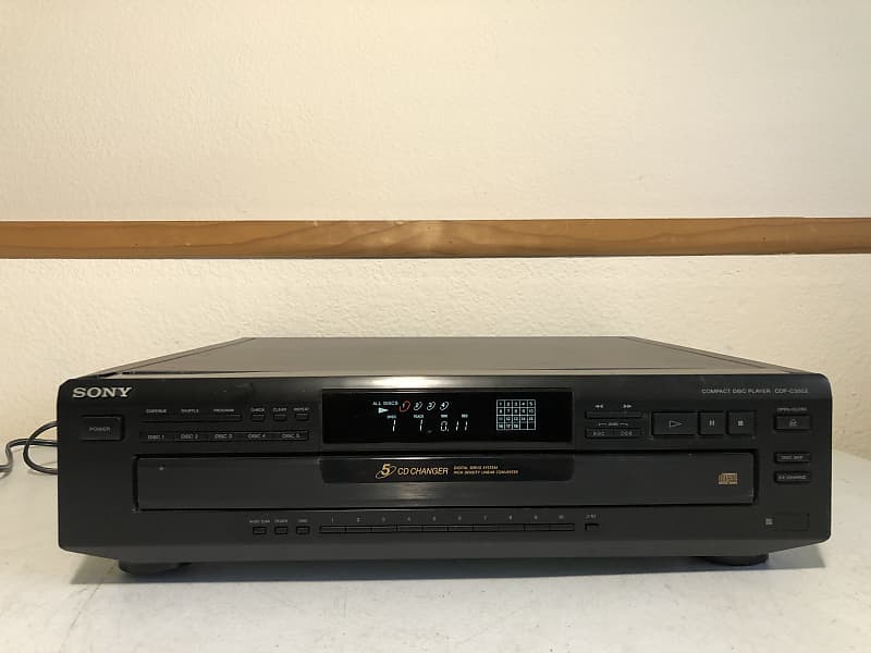 Sony CDP-C350Z CD Changer 5 Compact Disc Player HiFi Stereo | Reverb