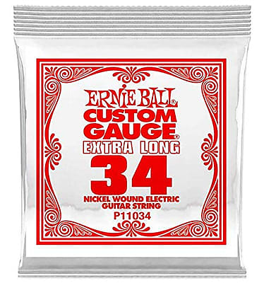 Ernie Ball Nickel Wound .034 Extra Long 42'' | Reverb Australia