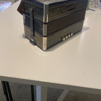 VINTAGE HOHNER 10 BUTTON DIATONIC ACCORDION MADE IN | Reverb Australia