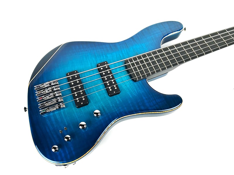 Status T-Bass 2021 - Aqua-Blue Sunburst | Reverb