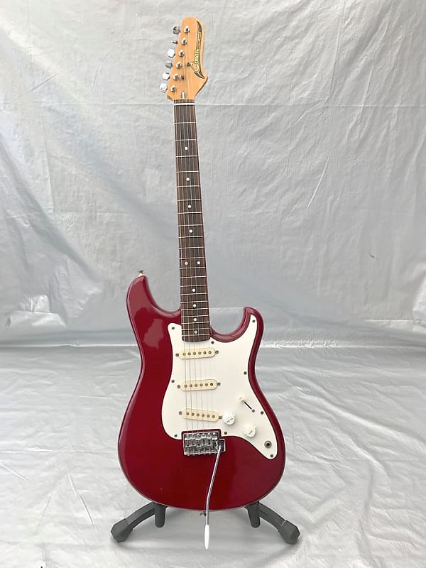 1970s Cimar stratocaster electric guitar made in japan - wine | Reverb