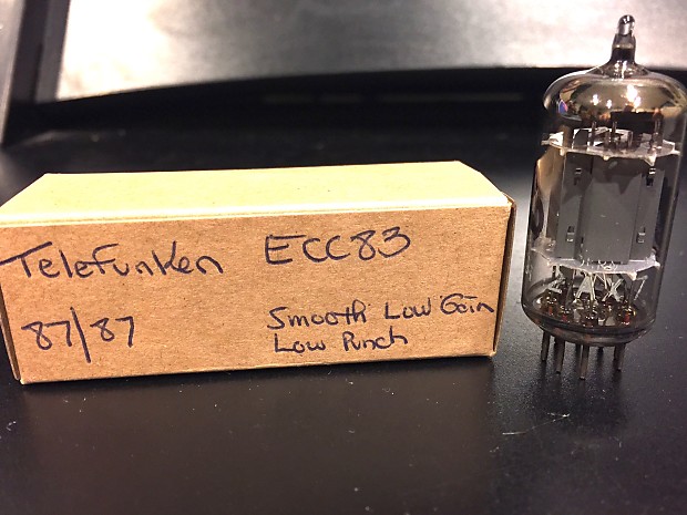 Telefunken 12AX7 ECC83 Smooth Plate Vintage | Reverb