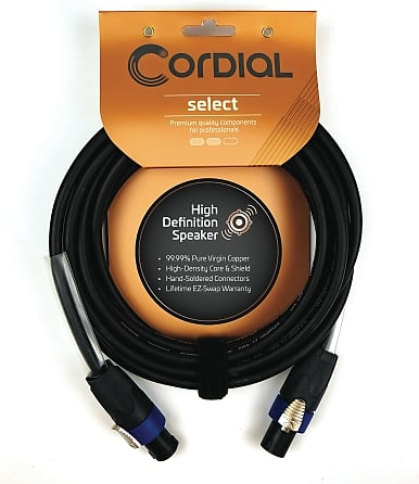 Cordial Cables Premium Speaker Cable with speakON to speakON | Reverb