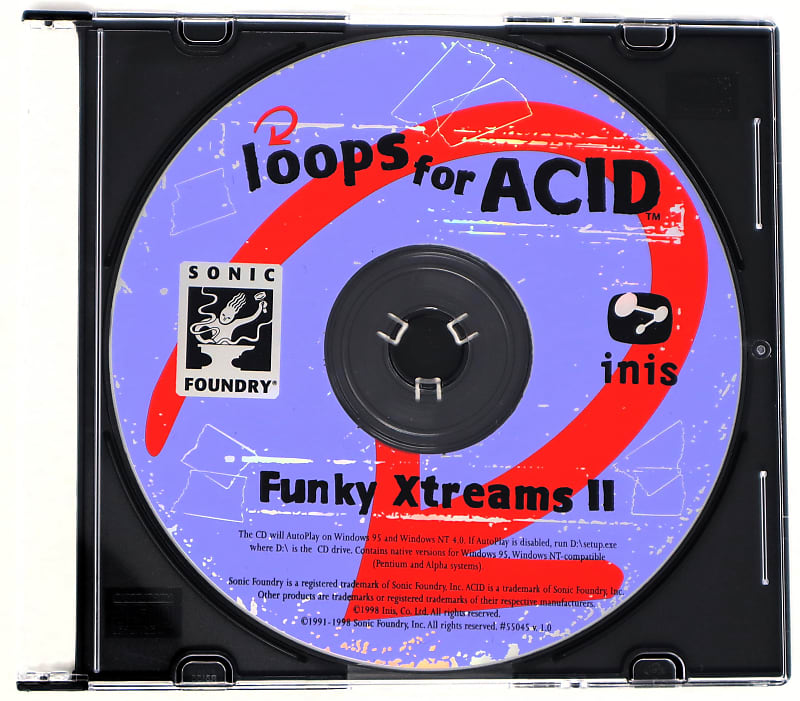 Sonic Foundry Funky Xtremes II Loops For Acid Sample | Reverb