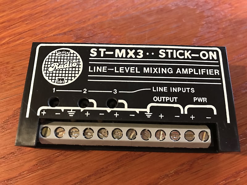 RDL (Radio Design Labs) ST-MX3 3-Channel Line Level Mixer | Reverb