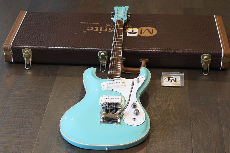 Mosrite Ventures Model 1964 Reissue Fillmore Seafoam Green w/ | Reverb