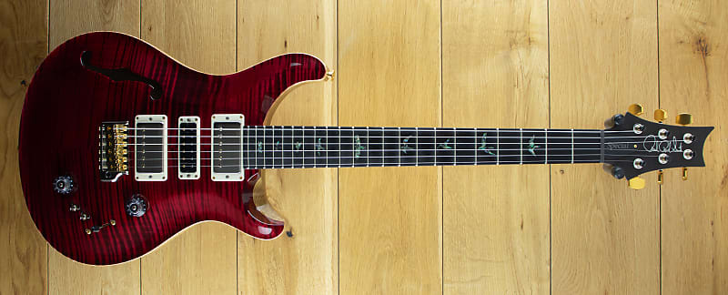 PRS Wood Library Special Semi Hollow Korina, Red Tiger | Reverb UK