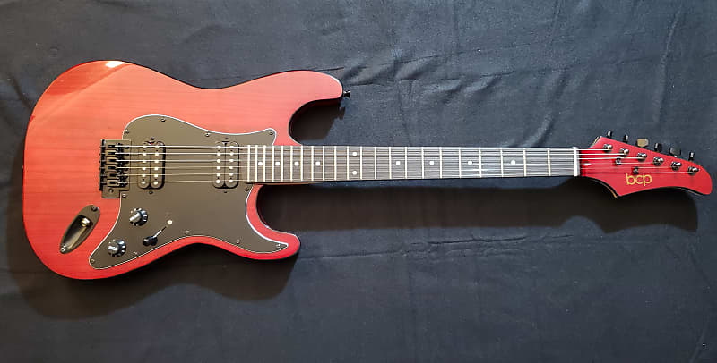Heavily Modified BCP Strat, Trans Red | Reverb