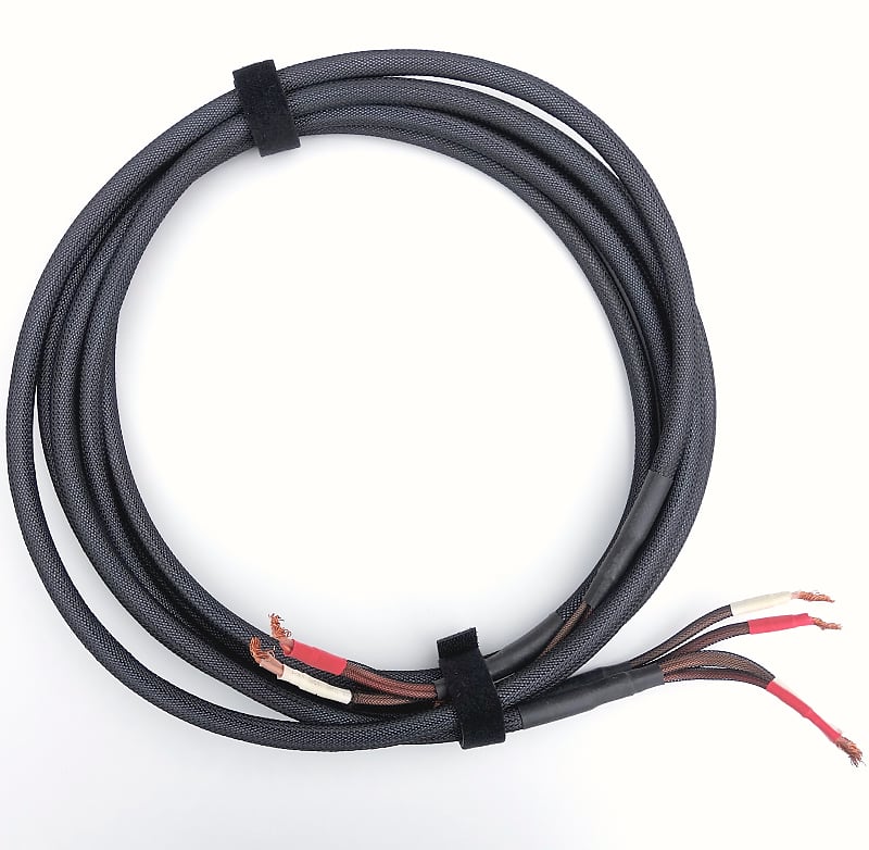 Custom Studio Monitor Cable Speaker Wire - 2.5m Pair - Thick | Reverb