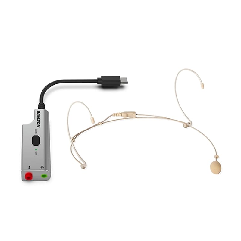 Samson DEU1 USB Headset Microphone & USB Audio Adaptor Bundle | Reverb