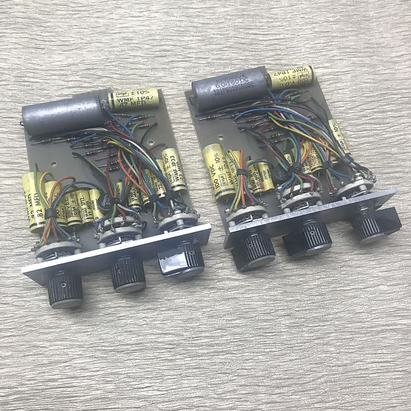 Pair Fairchild Model 664 notched passive EQ, pulled from Ed | Reverb