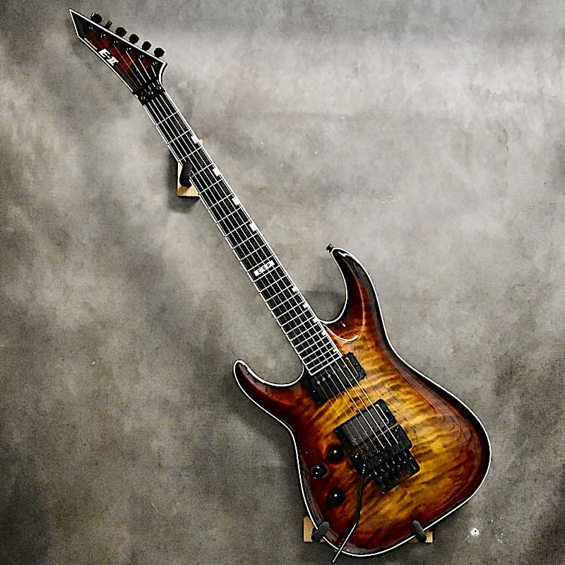 ESP Left Handed E-II Horizon FR-II 2022 Tiger Eye Sunburst | Reverb