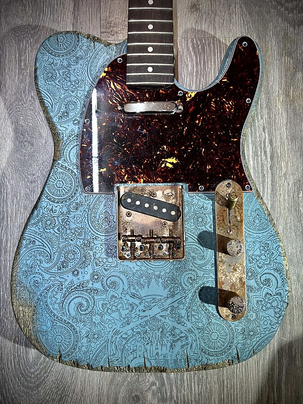 Pistols Crown Barncaster Tele GUITAR BODY ONLY PARTCASTER USA | Reverb