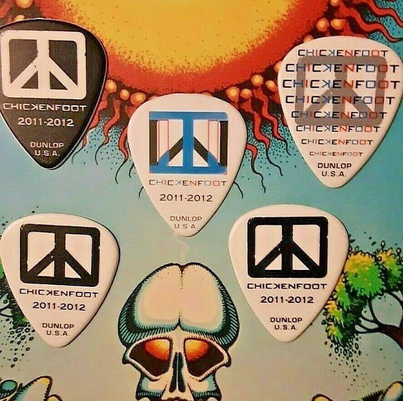 CHICKENFOOT (5) 2011-2012 Different Devil Tour guitar picks - | Reverb