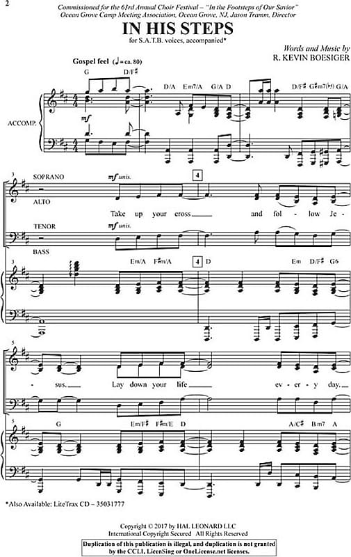 In His Steps | Reverb