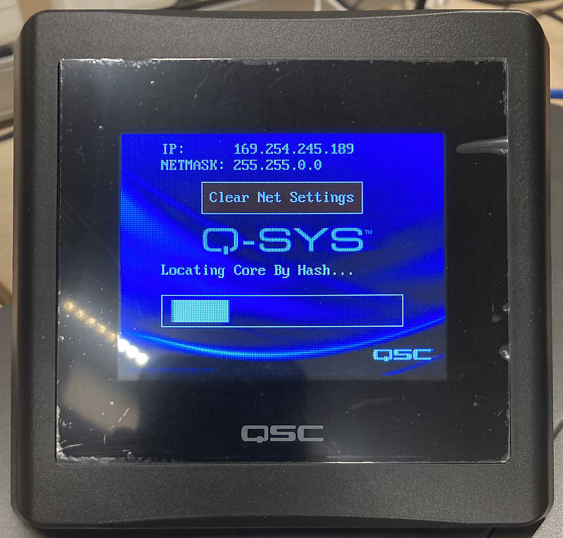 Qsc Tsc 3 Bk Networked Touchscreen Controller Q Sys Reverb