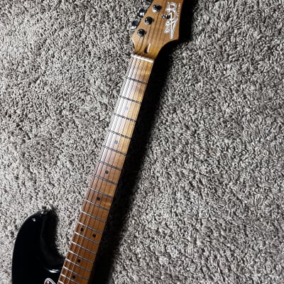 Jet Guitars JS-300 JS300 BK, solid basswood body, 22 frets | Reverb